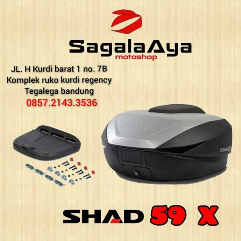 Promo Box Shad 59x Sh59x Sh 59 Nmax Xmax Pcx Adv Versys Vulcan Bmw Gs ...