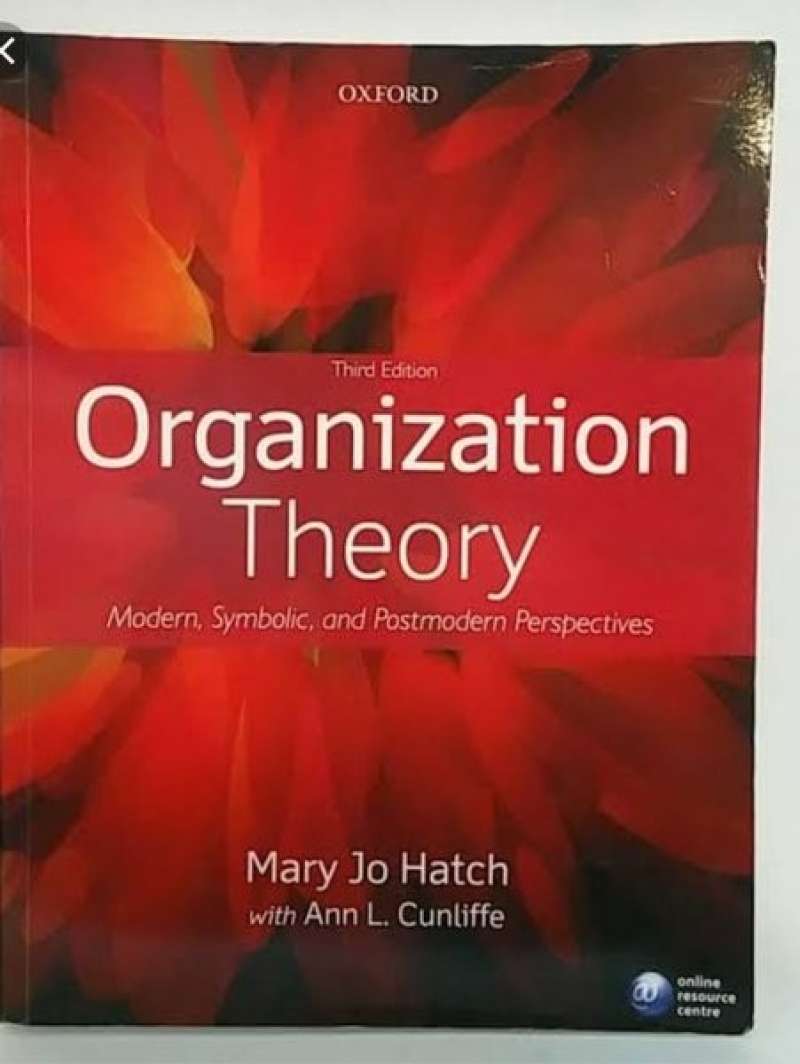 Promo Organization Theory Modern Symbolic 3rd Third Edition Mary Jo ...