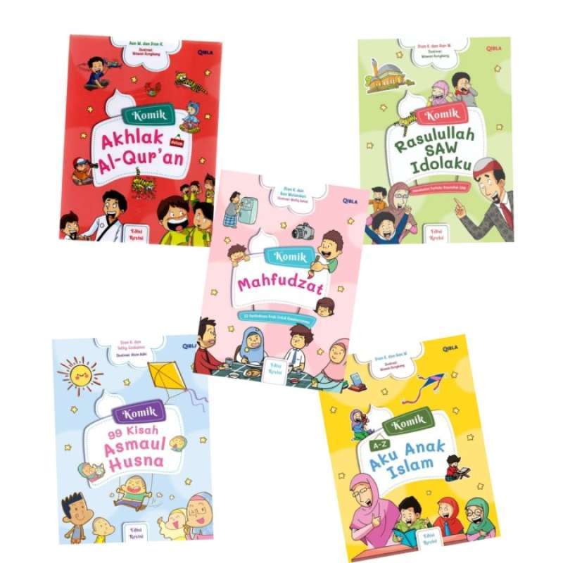Promo Buku Komik Mahfuzhat 99 Asmaul Husna Akhlak Adab Anak Muslim - Akhlak Al Quran Multicolor ...
