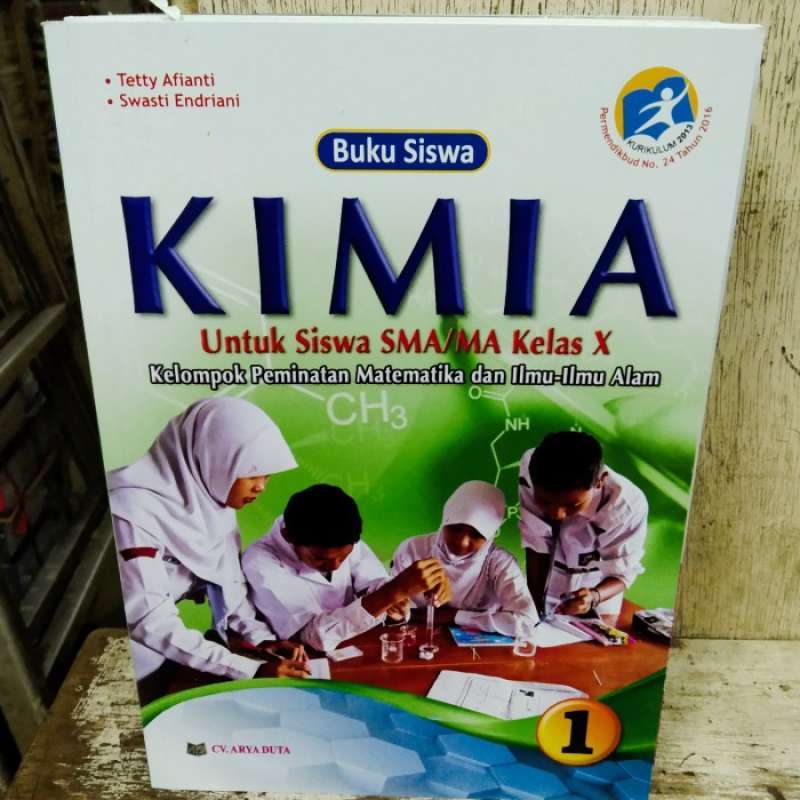 Promo Buku Siswa Kimia Sma Ma Kelas X Xi Xii Penerbit Arya Duta ...