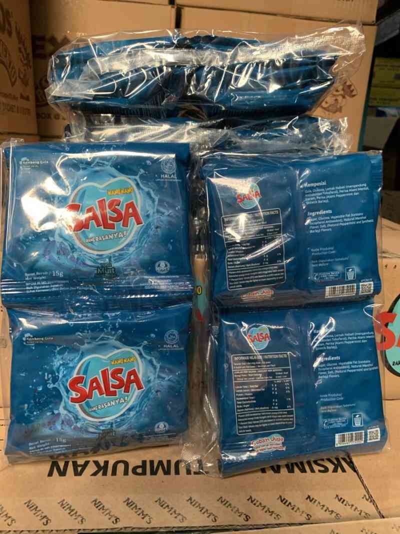 Jual Permen Nano Nano Salsa Mint Sachet Kemasan 1 Plastik Isi 10 ...