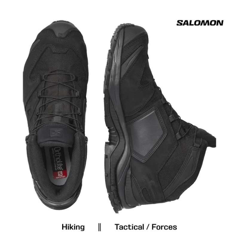Jual Hiking Tactical Shoes | Xa Forces Mid Wide Gtx En | Black - 41 1/3 ...