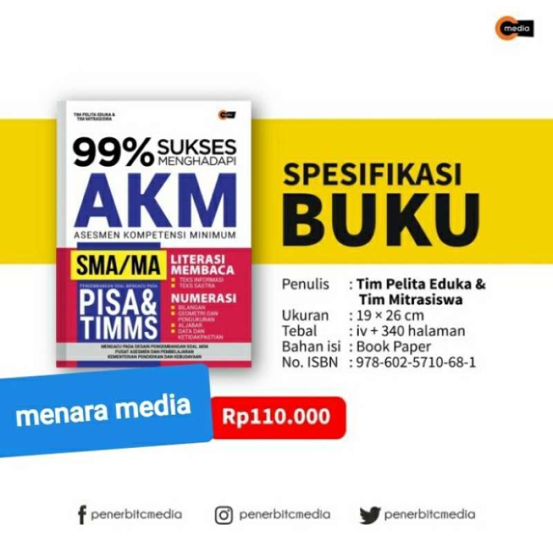 Promo Buku Akm Sma : 99% Sukses Menghadapi Akm Sma Ma, Original Diskon ...