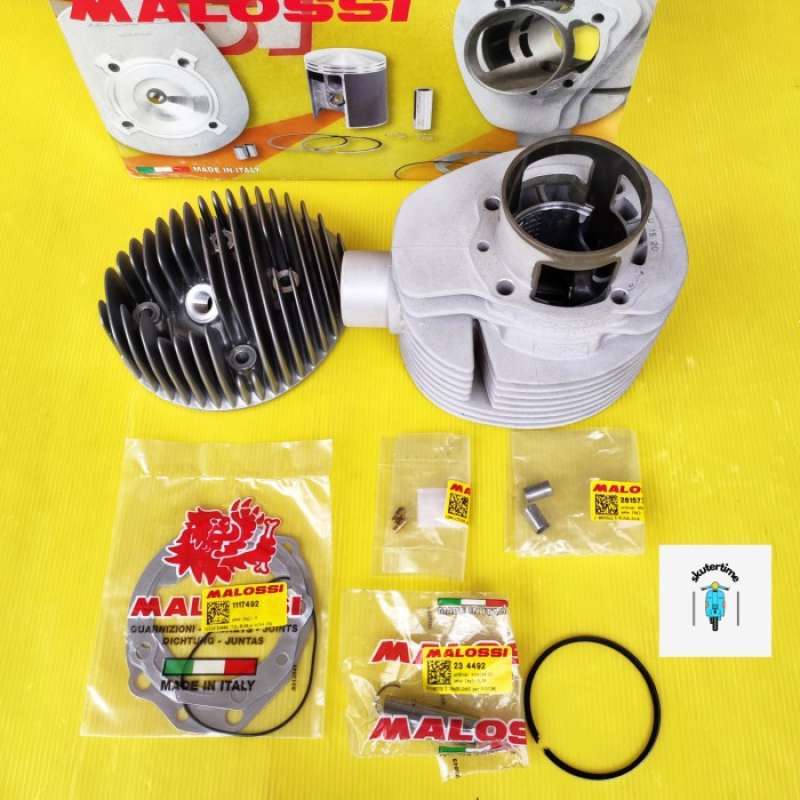 Jual Block Blok Set 210 Cc Malossi Sport Vespa Largeframe Px Excel 200 ...