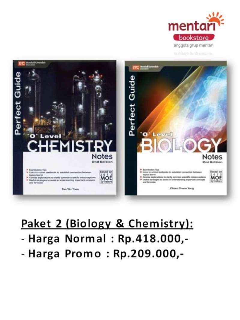 Promo Promo Paket Perfect Guide Notes ( Science, Biology, & Cehmistry ...