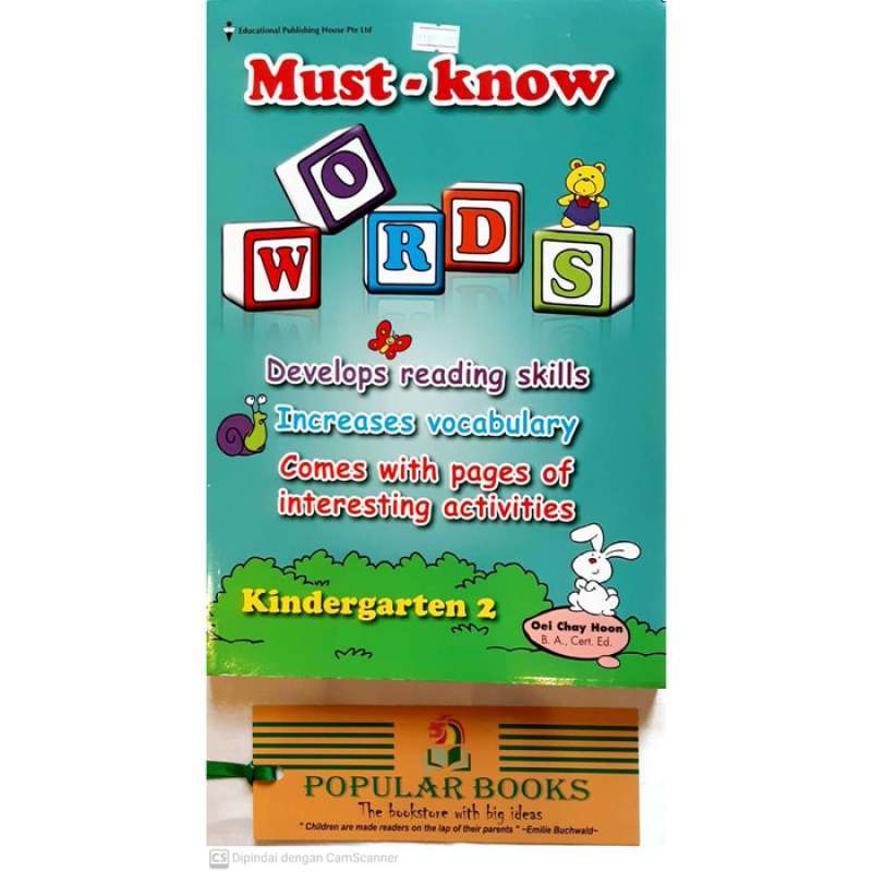 Promo Must Know Words Series ( Nursery, K1 , K2 ) - Kindergarten 2 ...