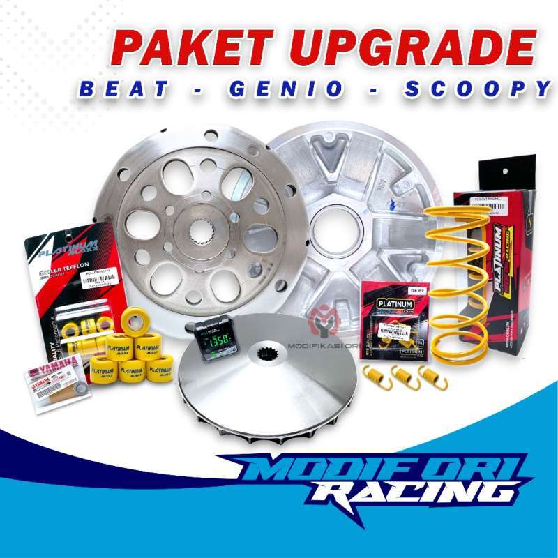 Jual Paket Cvt Honda Genio Pulley Bubut Beat 2020 Deluxe Upgrade Cvt ...