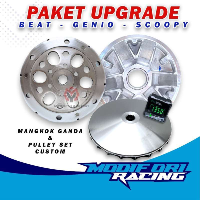 Jual Paket Cvt Honda Genio Pulley Bubut Beat 2020 Deluxe Upgrade Cvt ...