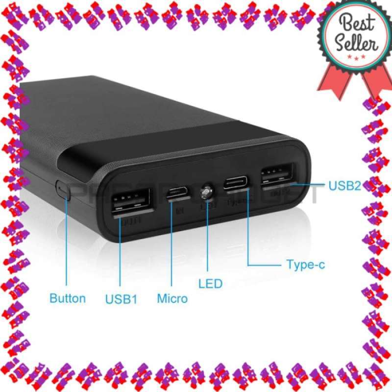 Promo Kebidumei Power Bank Case Usb Type C 4 X 18650 2 Port - Ka4 Diskon 50% Di Seller ...