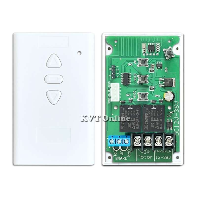 Jual Wireless Motor Controller Dc 12v-36v 433mhz Remote Besar - 1 ...