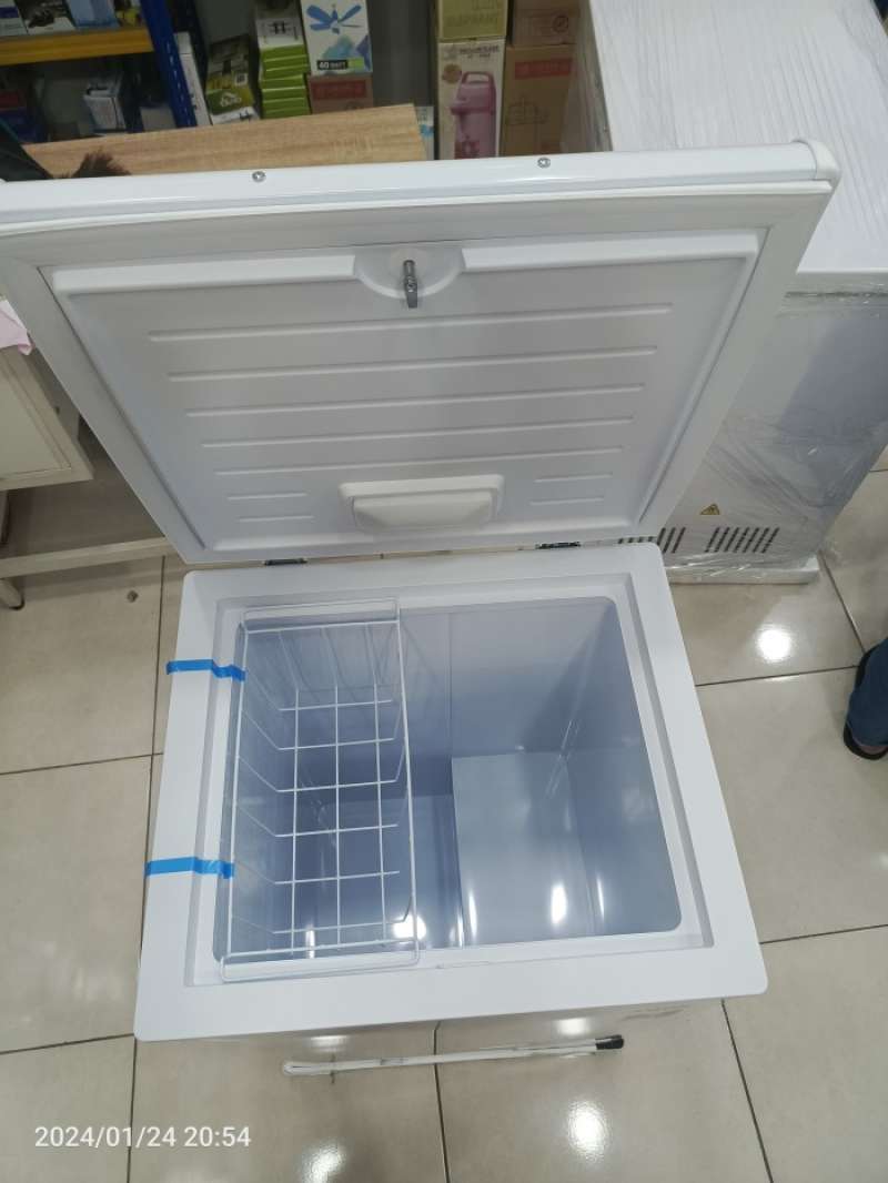 Promo Chest Freezer Aqua 110 Liter Aqf 120 Fr Low Watt Garansi Resmi ...