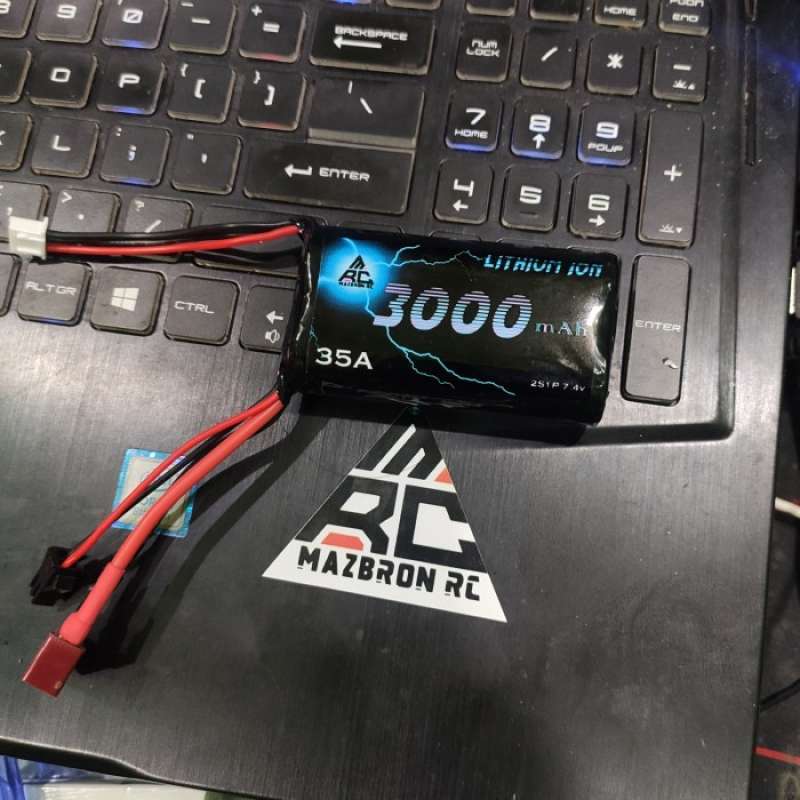 Jual Bettery Batre Li Ion Lion 18650 2s 3000mah 35a With Xt60 Xt30 T ...