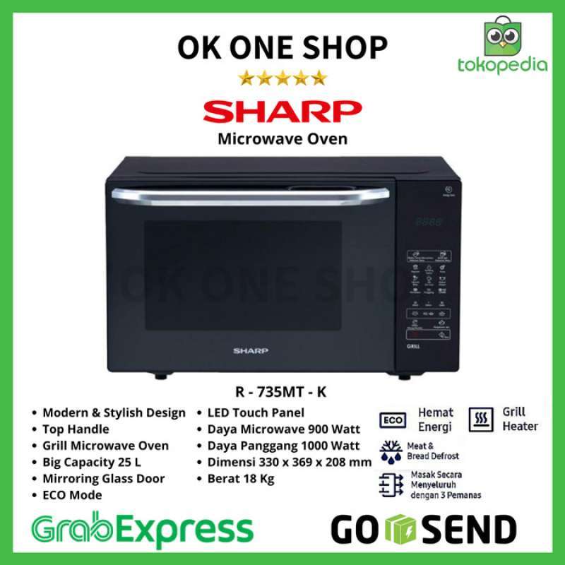 Promo Sharp Microwave Oven Grill R-735 Mt (s) / (k) Diskon 23% Di ...