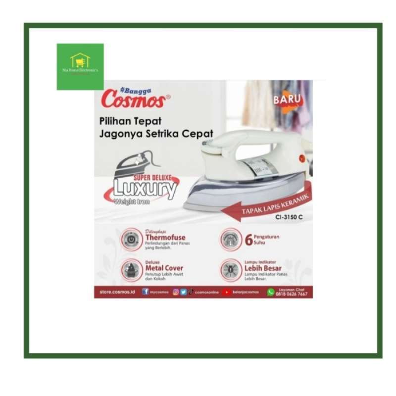 Jual Setrika Cosmos Ci-3150 C Tapak Lapis Keramik 400 Watt Di Seller ...