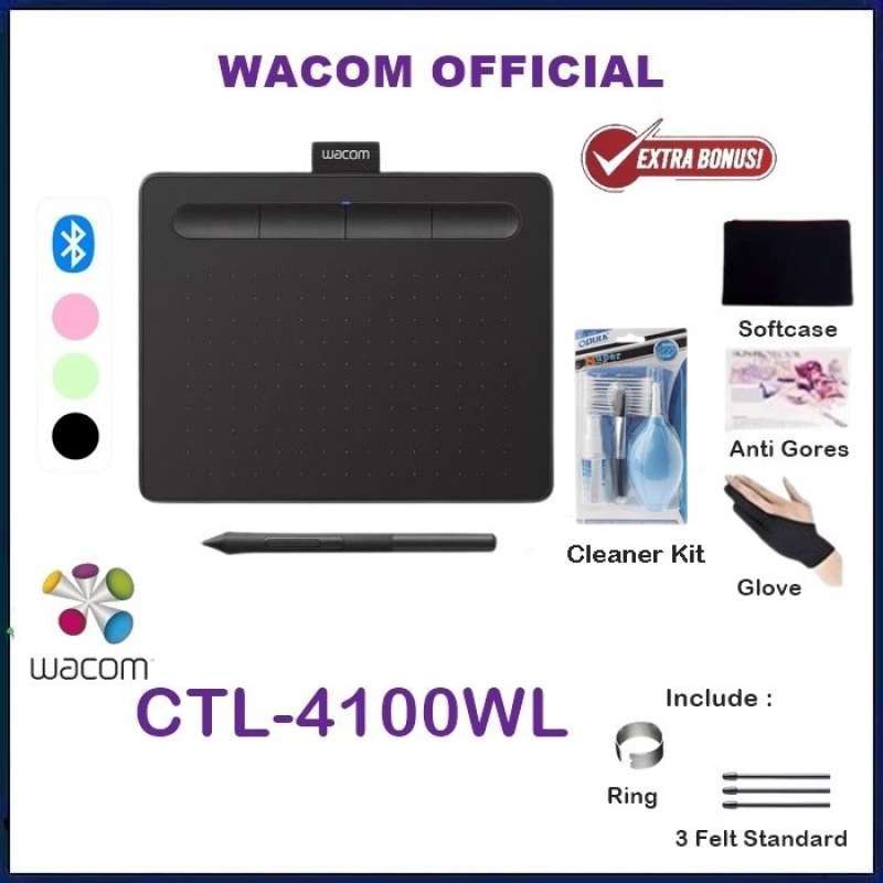 Promo 100% Produk Ori Wacom Intuos Drawing Tablet Bluetooth Ctl-4100wl Ctl4100 Ctl 4100wl Diskon ...