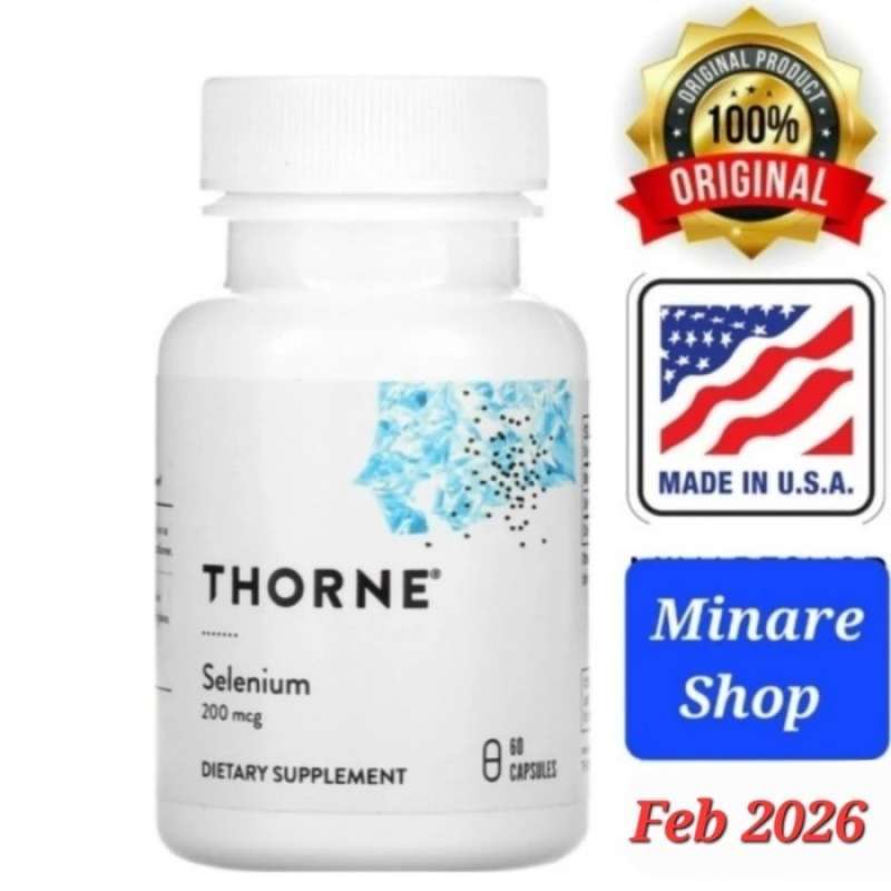 Promo Thorne Research Selenium 200 Mcg 60 Capsules Liver/detox Thyroid ...
