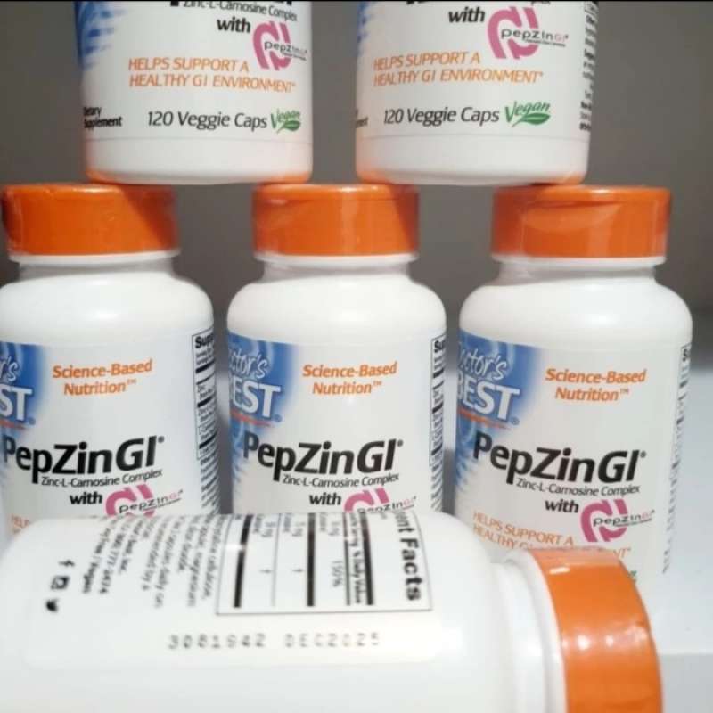 Promo Doctor's Best Pepzin Gi, Zinc-l-carnosine Complex, 120 Veggie ...