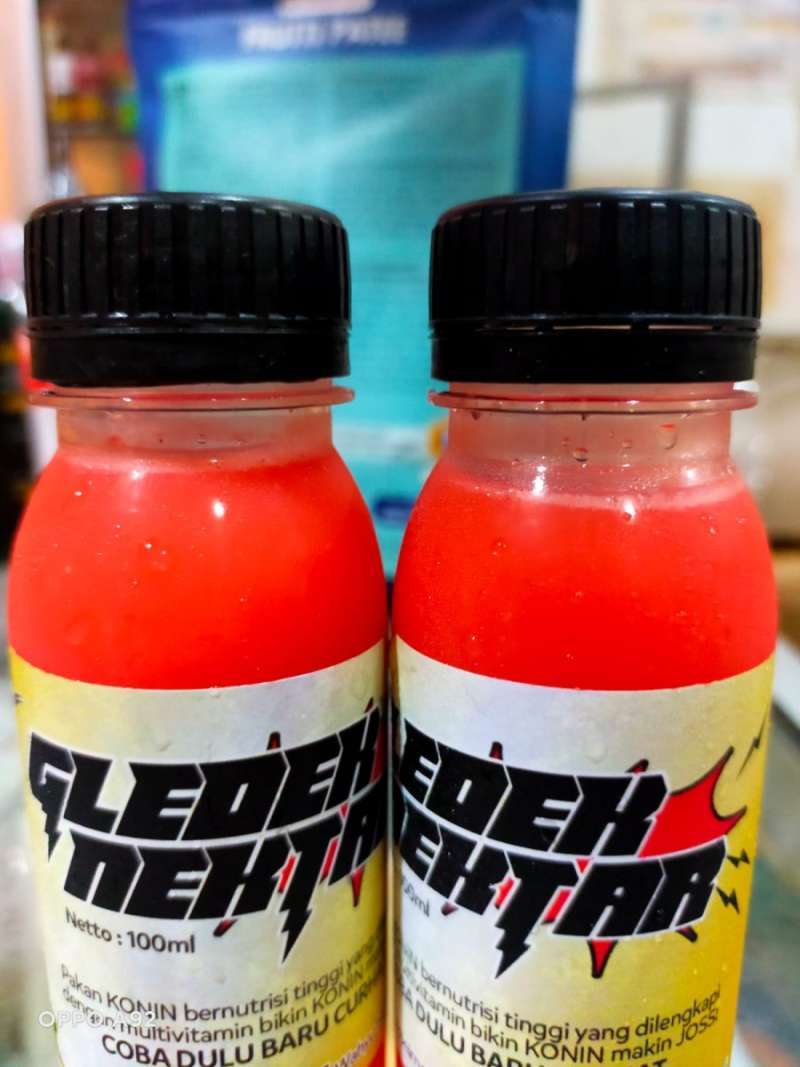 Promo Gledek Nektar 100ml Pakan High Protein Kolibri Sogon Konin Diskon ...