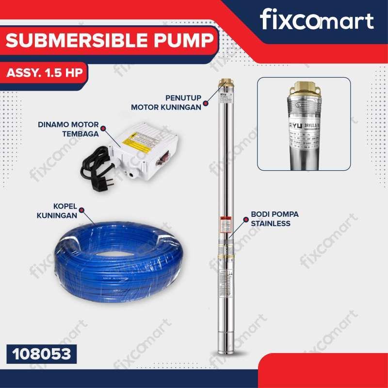 Jual Pompa Satelit - Submersible Pump Assy. 1.5 Hp 108053 Di Seller ...