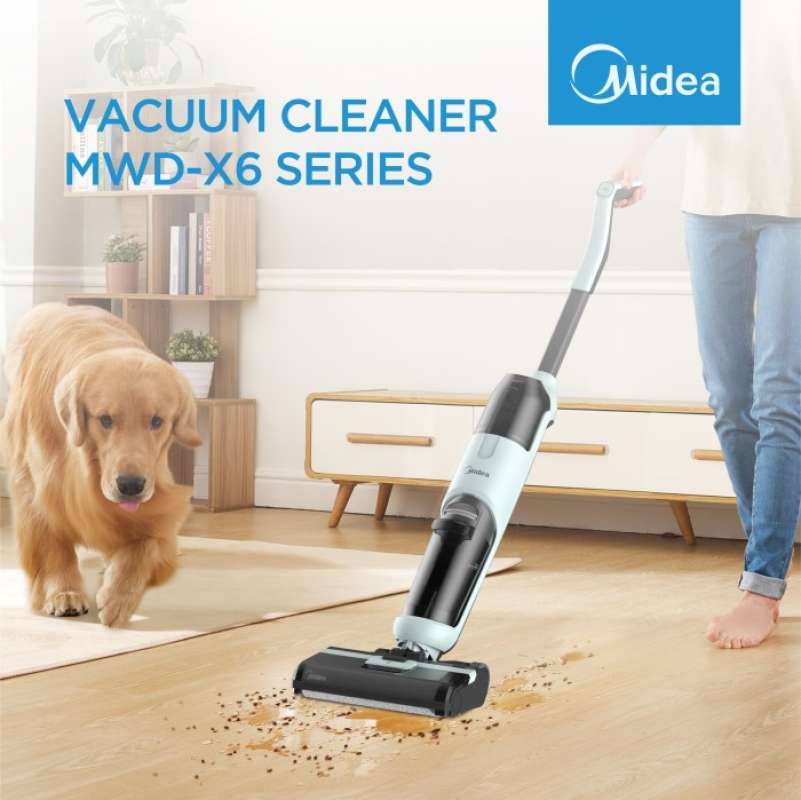 Jual Midea Wet Dry Cordless Smart Vacuum Cleaner Mwd-x6 Hepa Penyedot ...