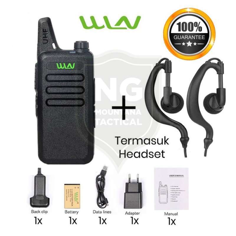 Jual Wln Winlan Ht Walkie Talkie Kd-c1 Uhf Full Set Single Tanpa Dekstop - Tosca Di Seller ...