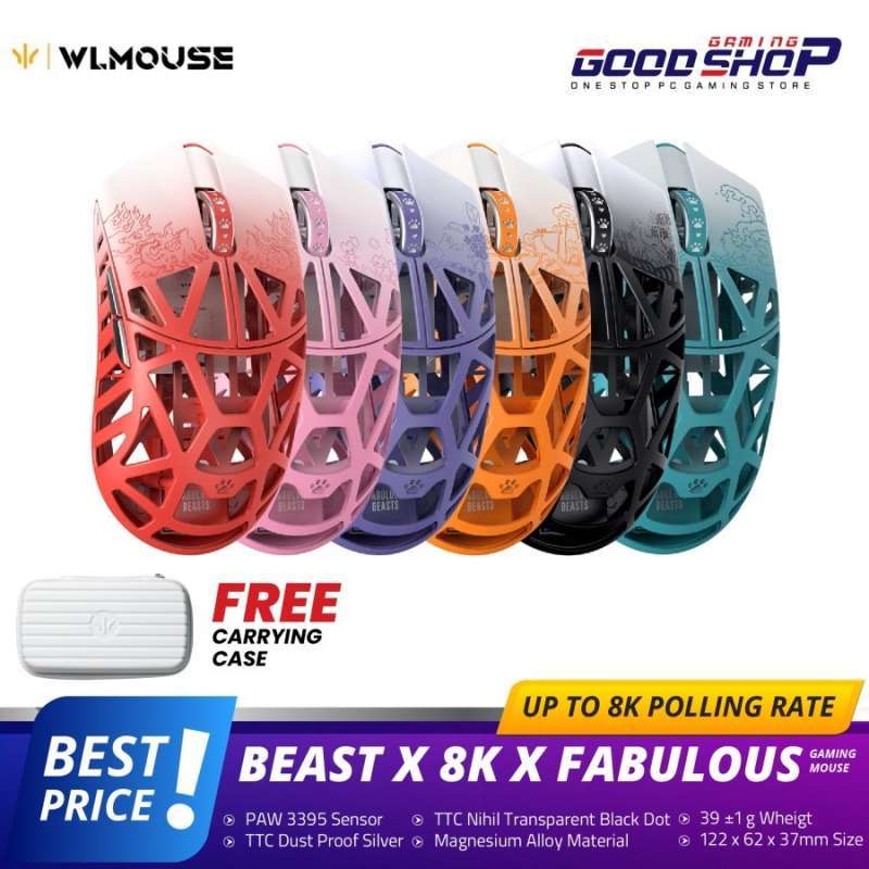 Promo Wl Mouse Beast X 8k X Fabulous Beasts - Gaming Mouse - +freefall ...