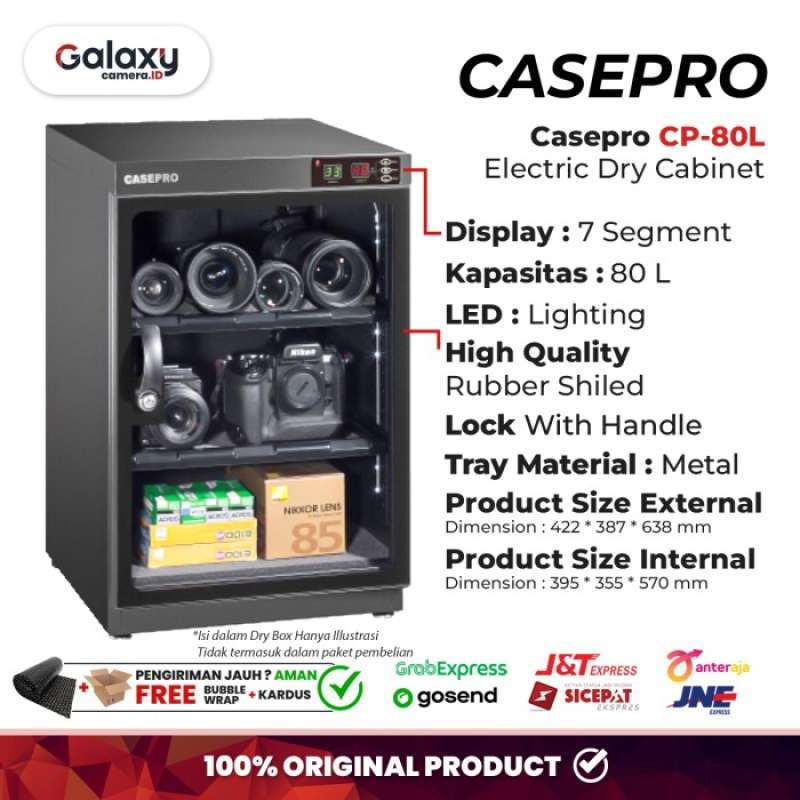 Jual Casepro Cp-80l Digital Electric Dry Cabinet Dry Box Cp80l Original Di Seller Noelle ...