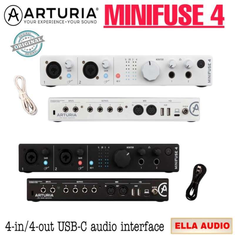 Promo Arturia Minifuse 4 Audio Interface Usb-c Soundcard Recording Diskon 23% Di Seller Melodiya ...