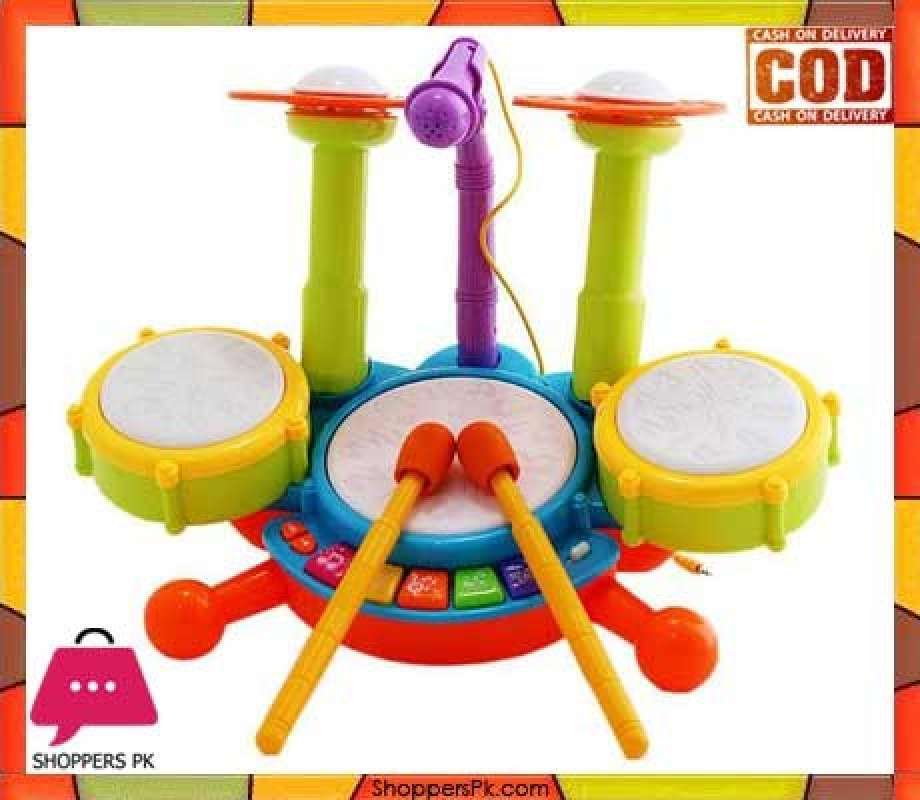 Promo Mainan Anak Alat Musik Drum Set Suara Musik Percussion Music Cy ...