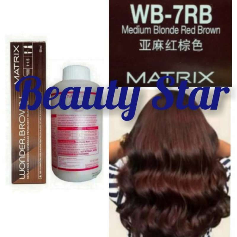 Promo Matrix Wonder Brown Medium Blonde Red Brown / Wb-7rb Dan Oxydant ...
