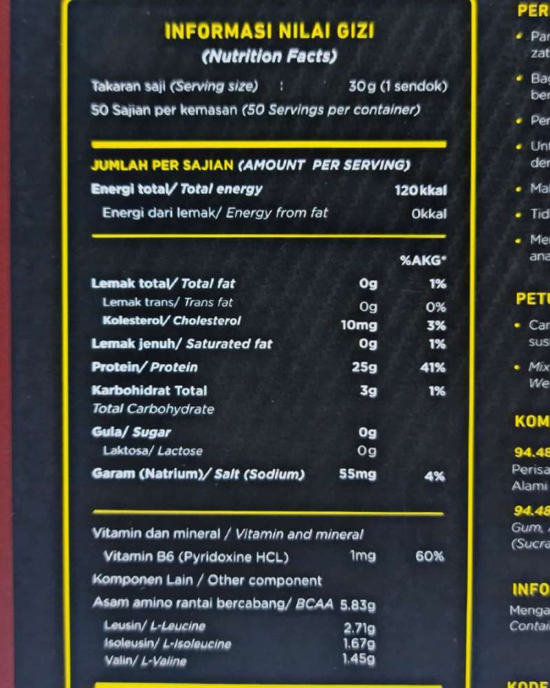 Promo Wpro Isolate Fitlife 3,3 Lbs 1,5 Kg Whey 50 Servings - Coklat ...