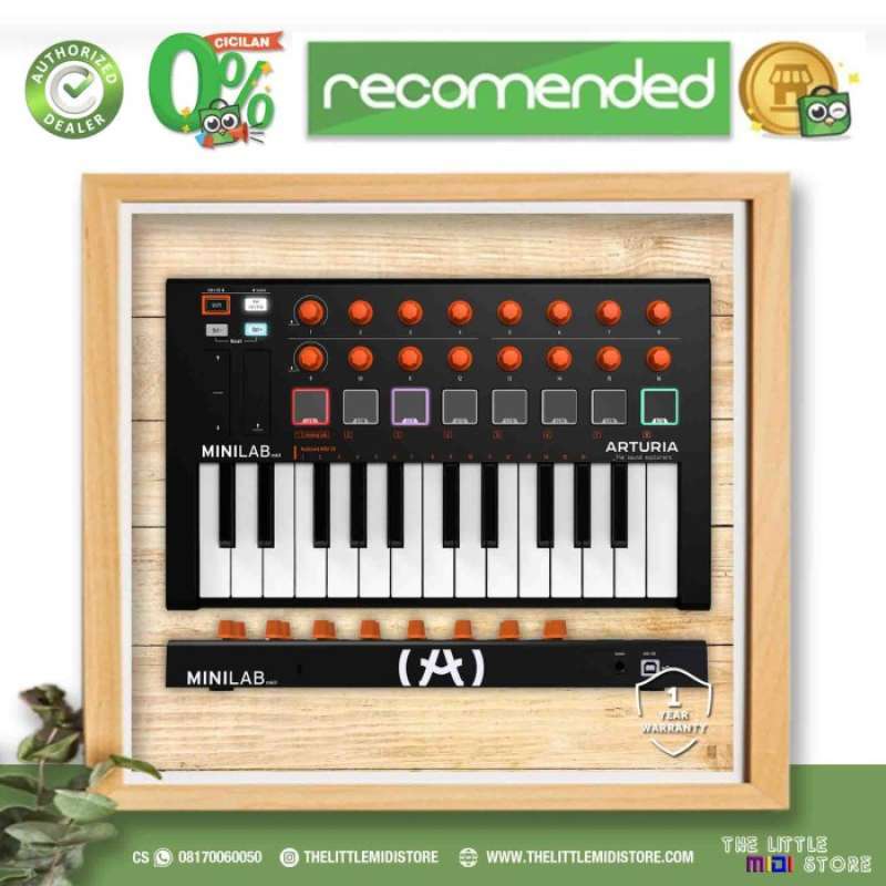 Promo Arturia Minilab Mk2 Mkii Orange Edition Midi Keyboard Controller Diskon 23% Di Seller ...