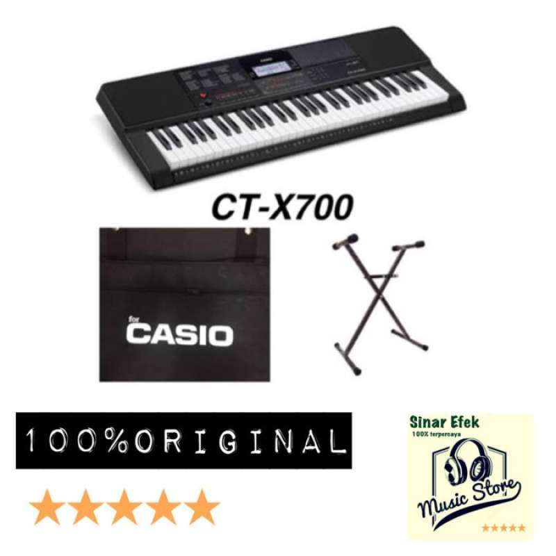 Promo Keyboard Casio Ctx-700 + Stand/ Ct-x700 / Ctx700 Diskon 23% Di ...