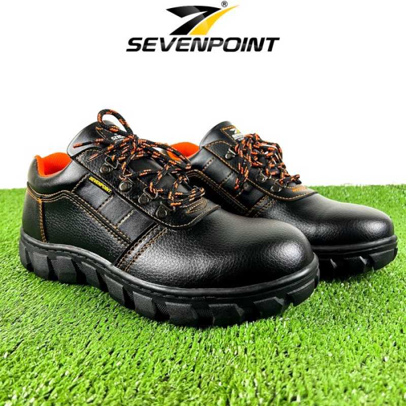 Promo Sepatu Safety Pria Sevenpoint Septi Cowok Cewek Ujung Besi ...