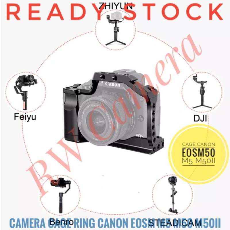 Jual Cage Rig Camera Canon Eosm50 Eos M5 M50 Hand Grip Bracket Not ...