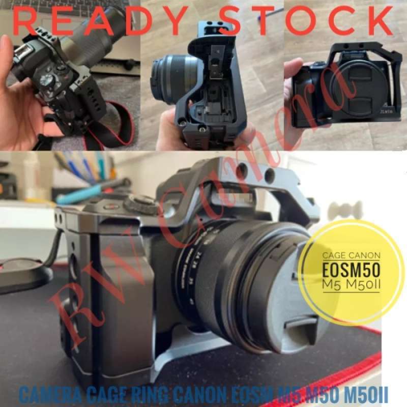 Jual Cage Rig Camera Canon Eosm50 Eos M5 M50 Hand Grip Bracket Not ...