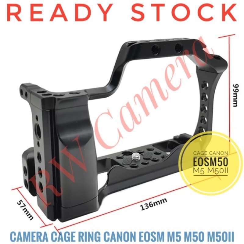 Jual Cage Rig Camera Canon Eosm50 Eos M5 M50 Hand Grip Bracket Not ...