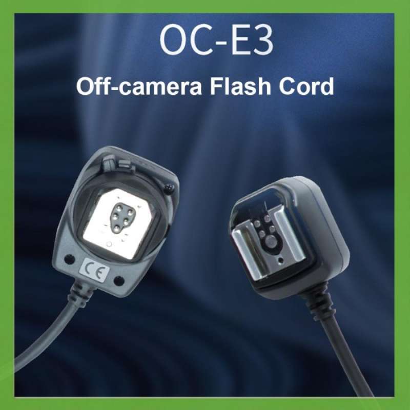 Jual Oc-e3 1.2m Off Camera Flash Cable Hot Shoe Sync Remote Focus Cord ...