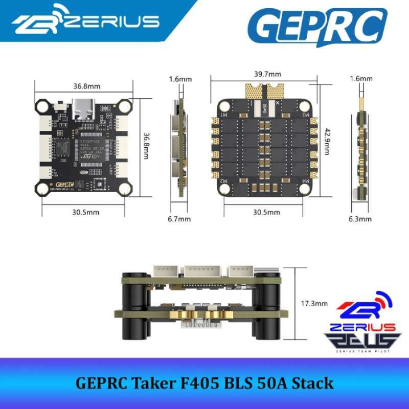 Jual Geprc Taker F405 Bls 50a 30x30 Fc Esc Stack 3-6s Di Seller Noelle ...