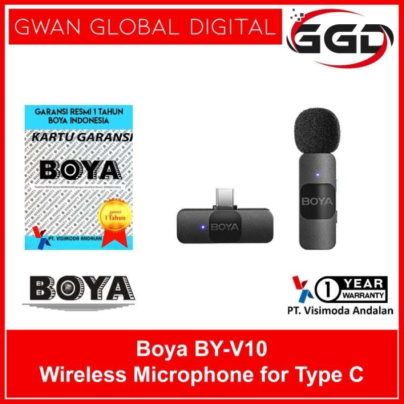 Jual Boya By-v10 / V20 Wireless Lavalier Microphone For Usb Type C Device - By-v20 Di Seller Owl ...