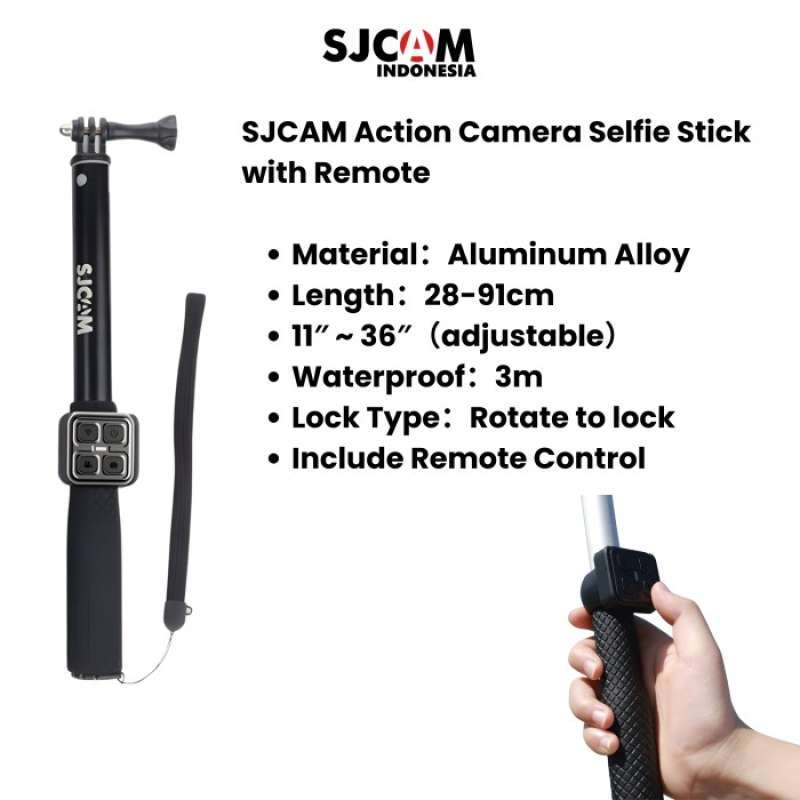 Jual Original Sjcam Selfie Stick Tongkat Tongsis Monopod For Action ...