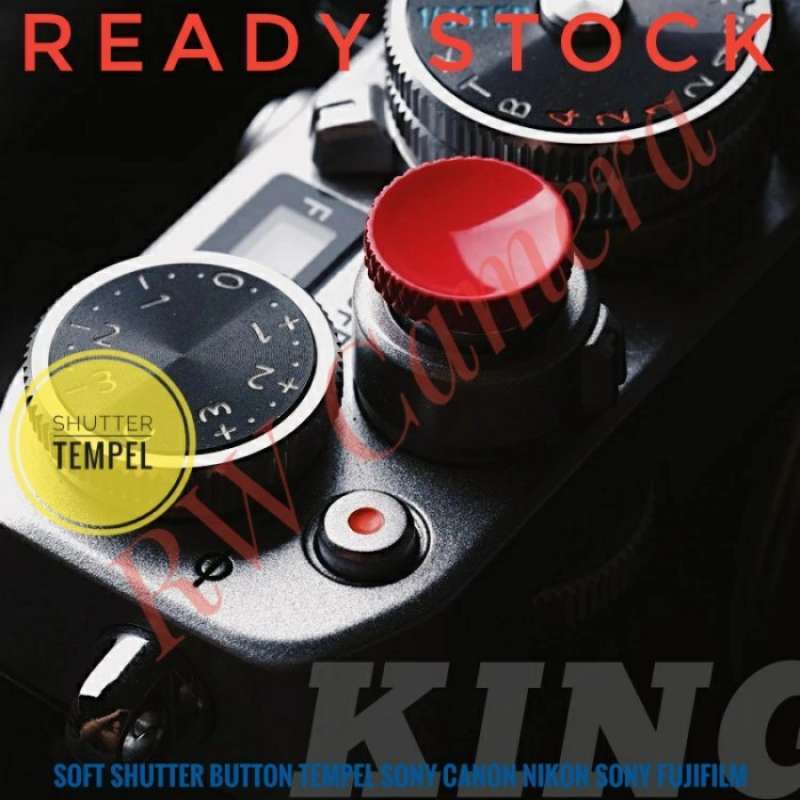 Jual Soft Shutter Button Tempel Canon Sony Fuji Nikon A7 A6000 A7ii Xt1 ...