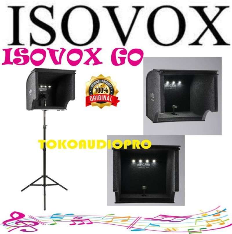 Promo Isovox Go Portable Vocal Booth Paket Diskon 23% Di Seller ...