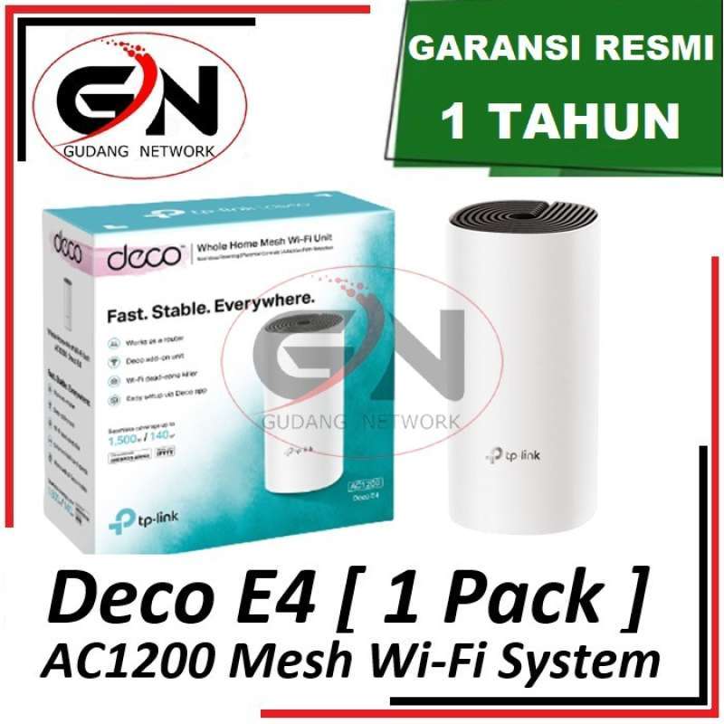 Promo Deco E4 Ac1200 1pack Whole Home Mesh Wifi System Tplink 1 Pack ...