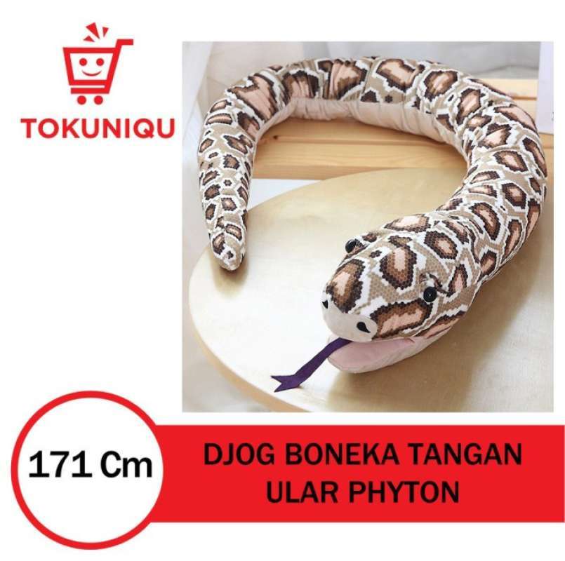 Promo Boneka Tangan Hand Puppet Ular Phyton Birma Jumbo Boneka Ular ...