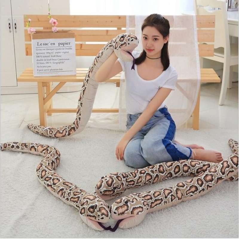 Promo Boneka Tangan Hand Puppet Ular Phyton Birma Jumbo Boneka Ular ...