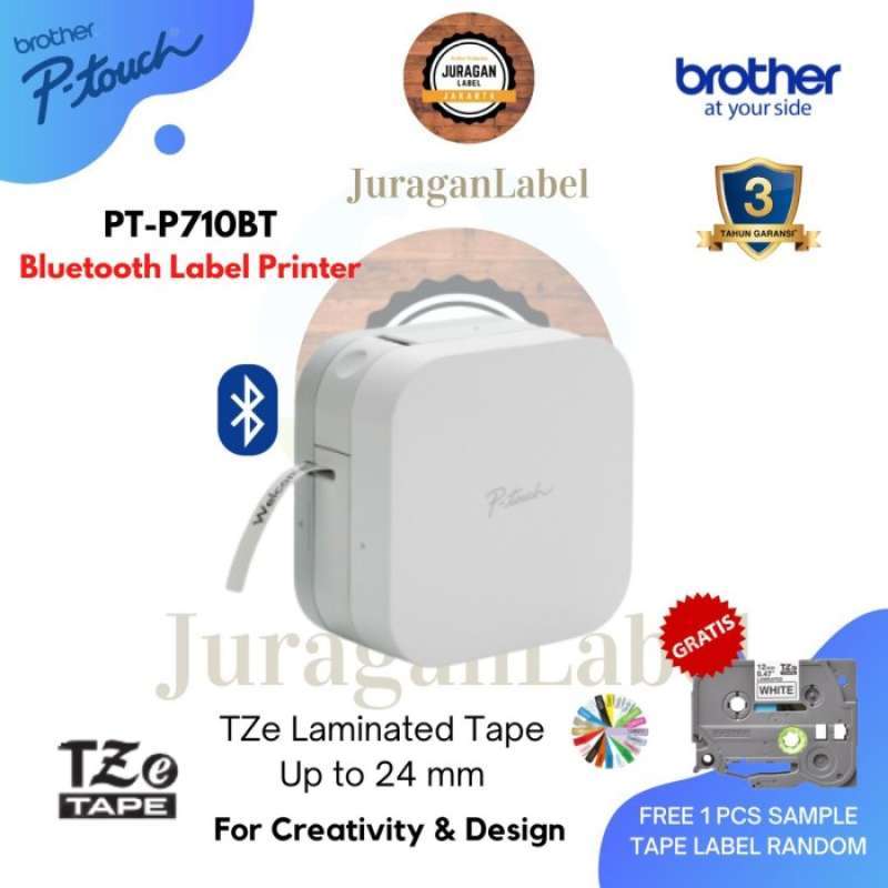 Promo Pt-p710bt Ptouch Cube Printer Label Portable Bluetooth P710 Bt ...