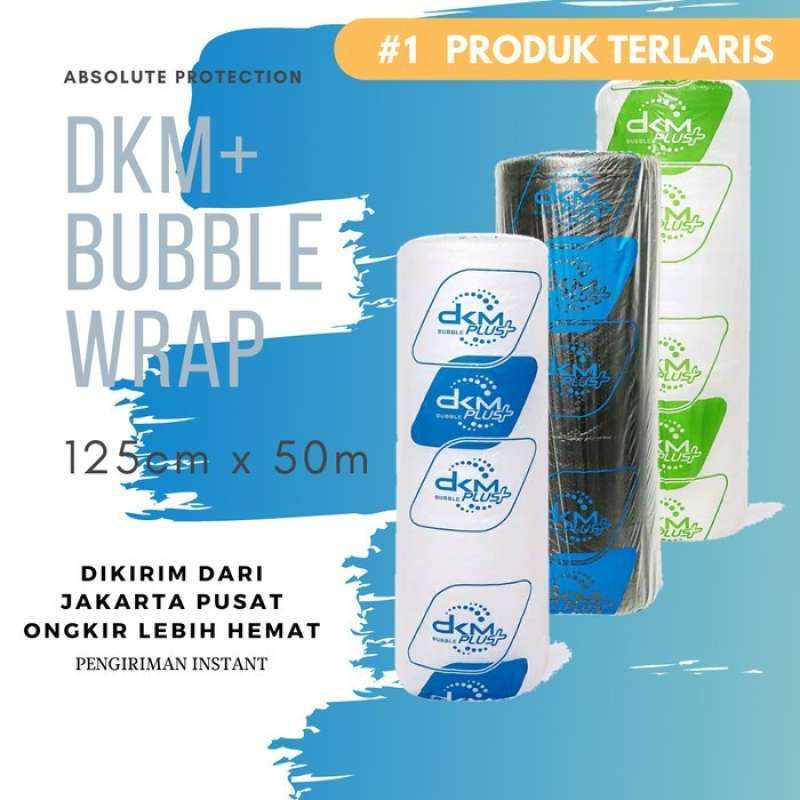 Promo Plastik Bubble / Buble Wrap Bening Hitam Tebal Dkm+ Diskon 23% Di ...