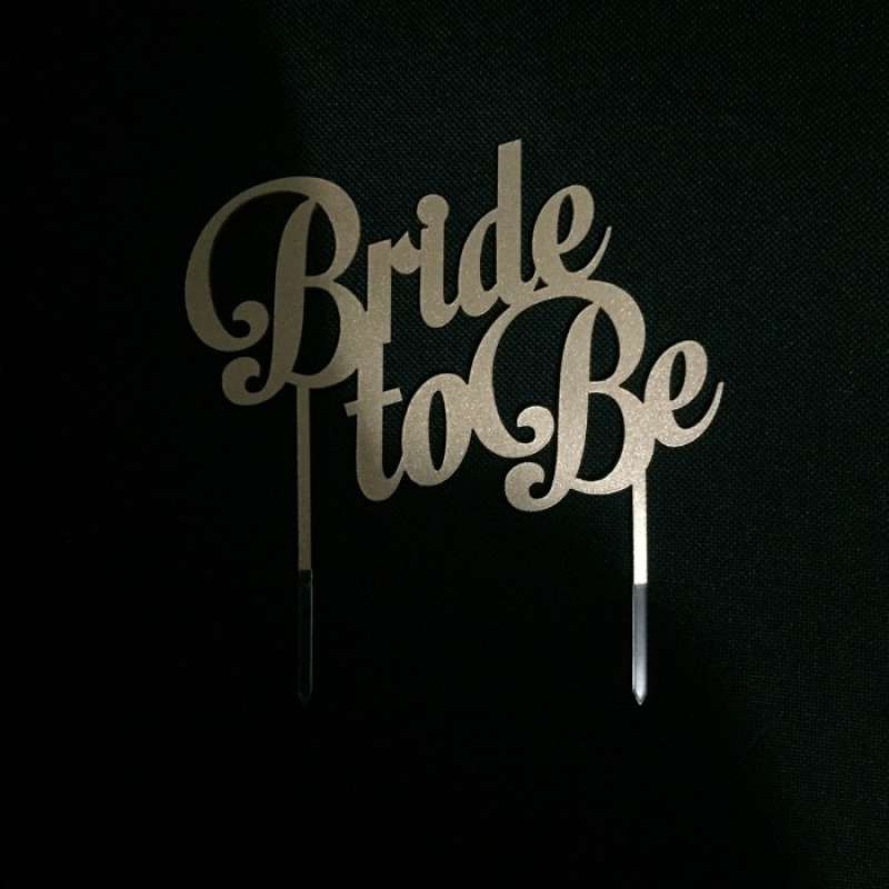 Promo Bridal Shower Caketopper Topper Hiasan Kue Bunting Diskon