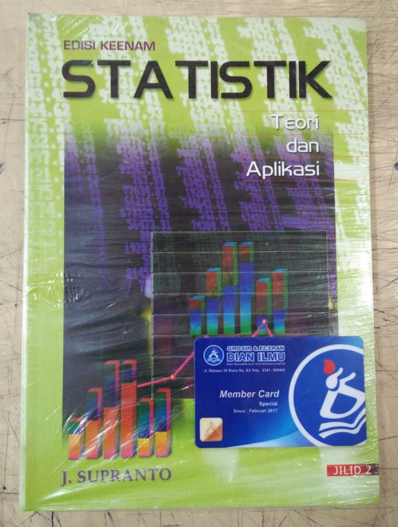 Jual Statistik Teori Dan Aplikasi Edisi Keenam Jilid 2 Di Seller Noelle - Cengkareng Timur, Kota ...